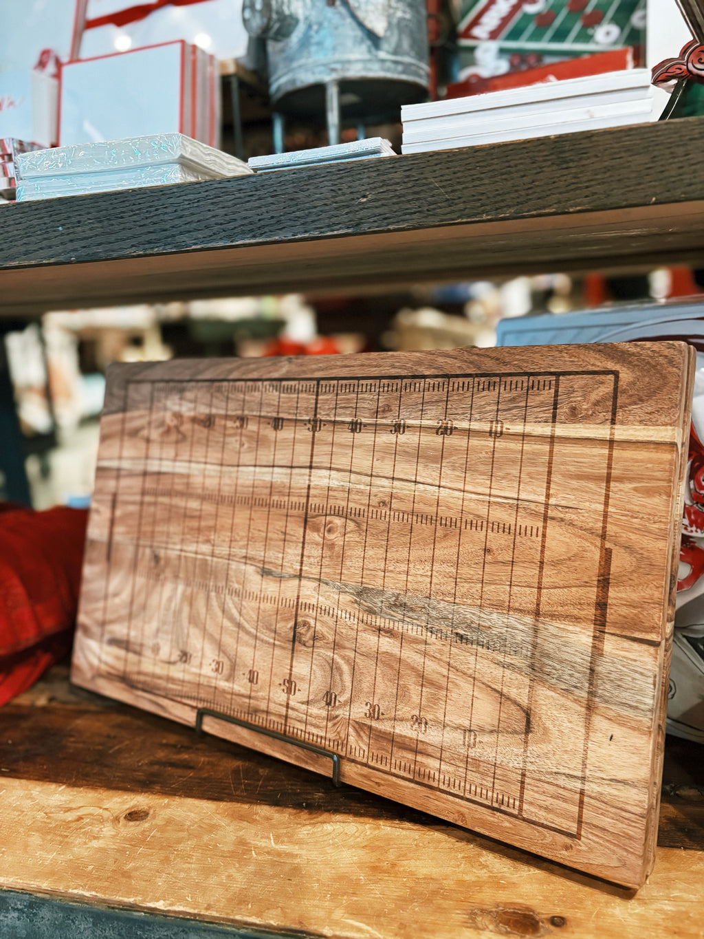 Football Field Cutting Board – citysupplyfayetteville