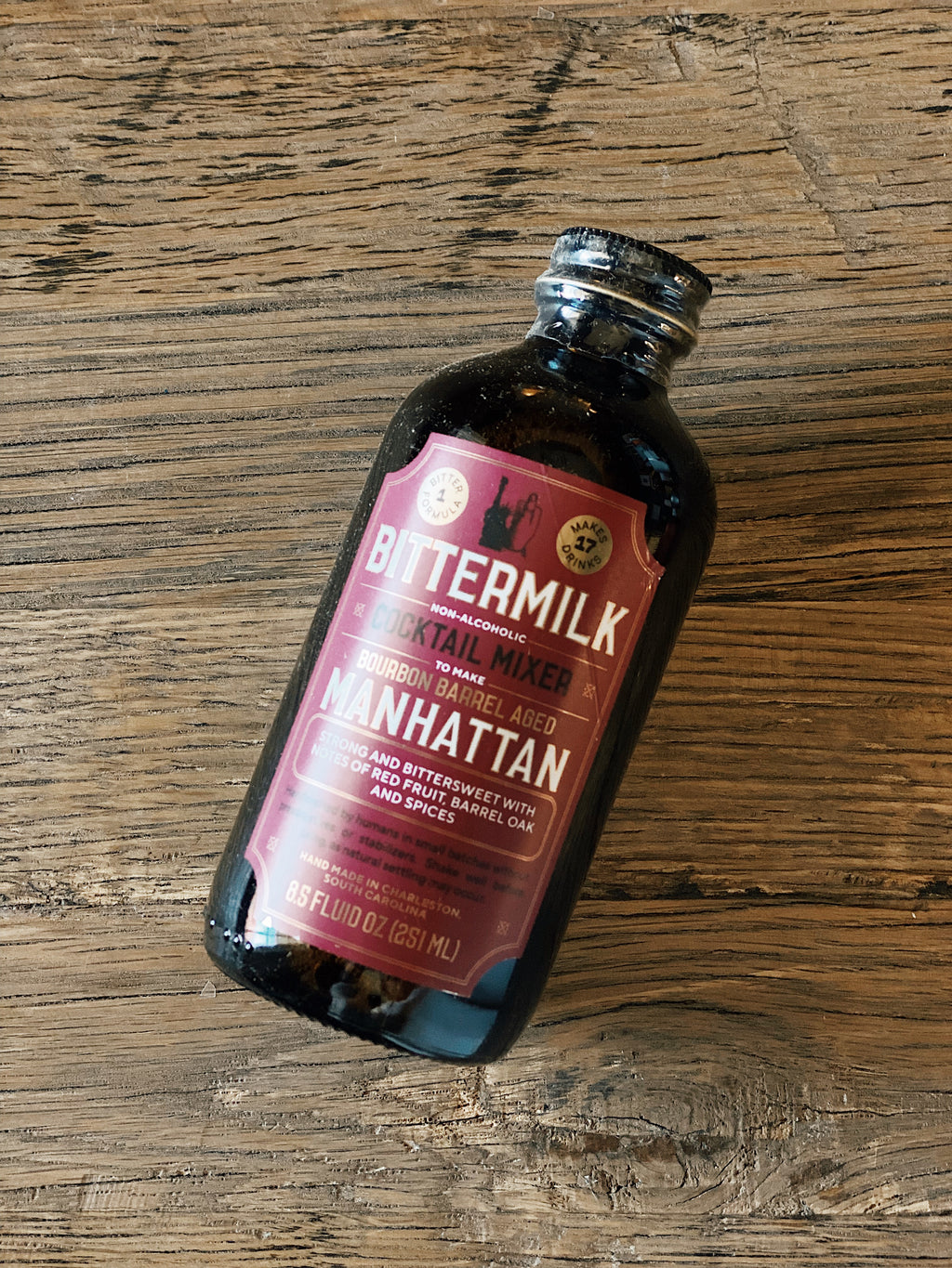 Bittermilk Bourbon Barrel Aged Manhattan Cocktail Mixer ...