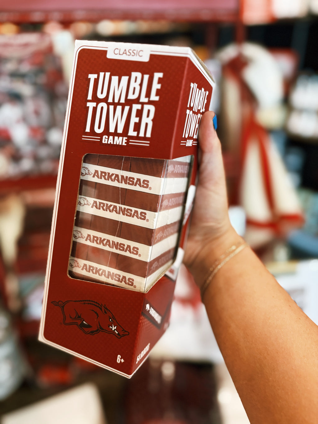 Arkansas Razorbacks Tumble Tower – citysupplyfayetteville