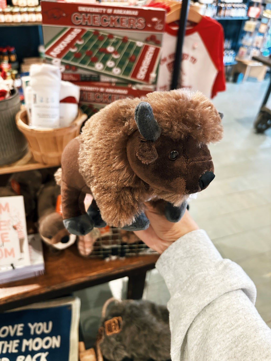 Mini Bison Stuffed Animal 8" – citysupplyfayetteville